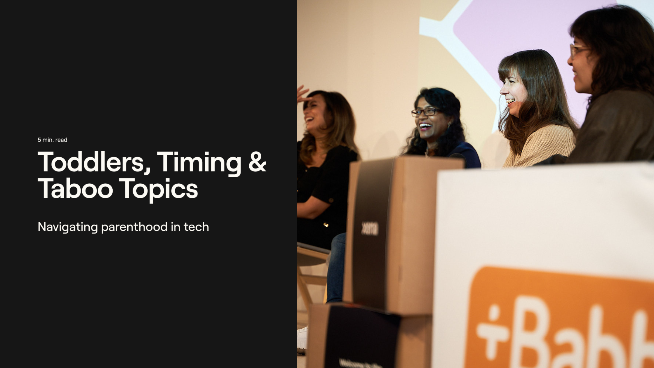 Toddlers, Timing & Taboo Topics