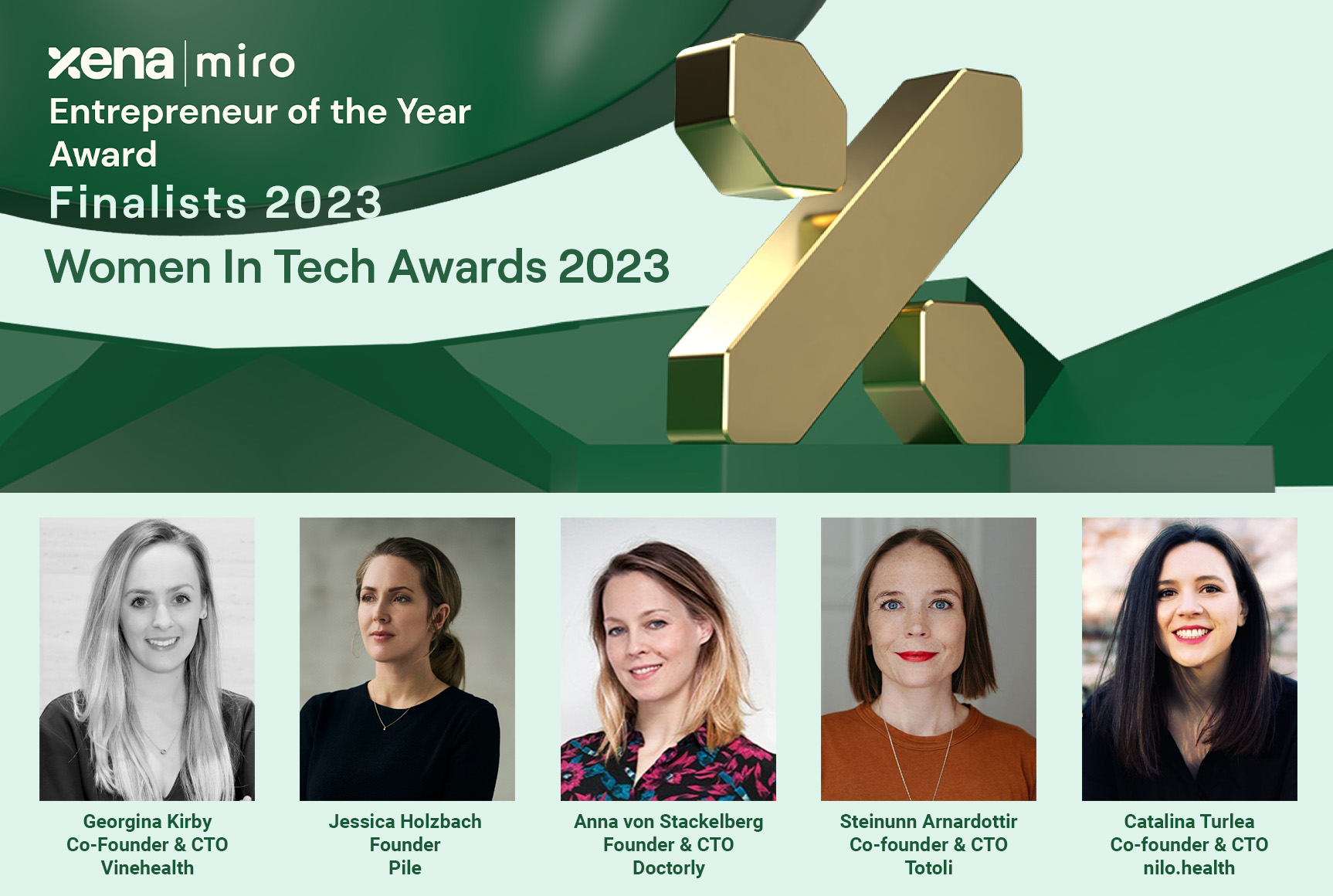 The Entrepreuner of the Year Award Shortlist - Xena