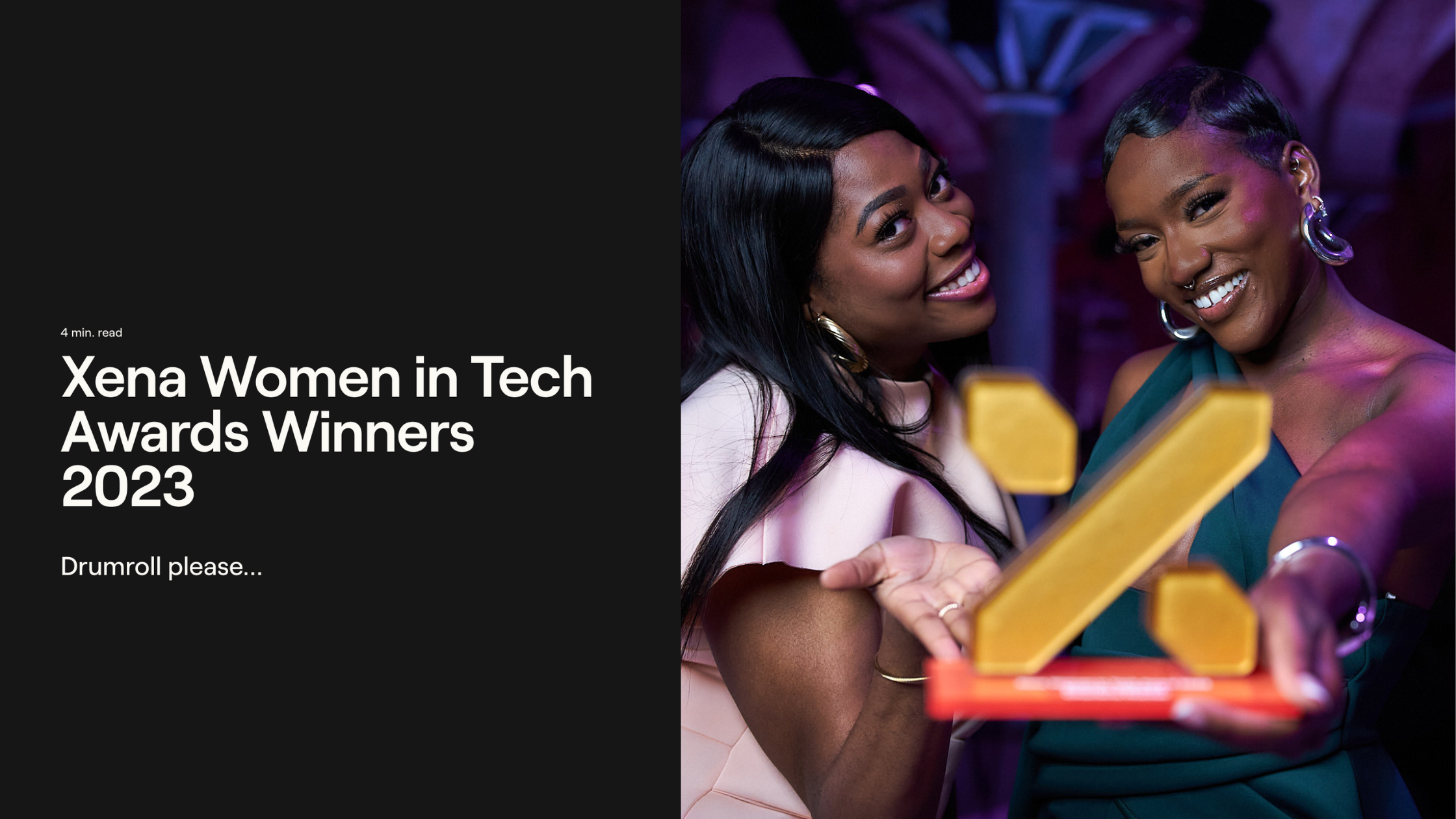 Xena Women in Tech Awards Winners 2023 - Xena